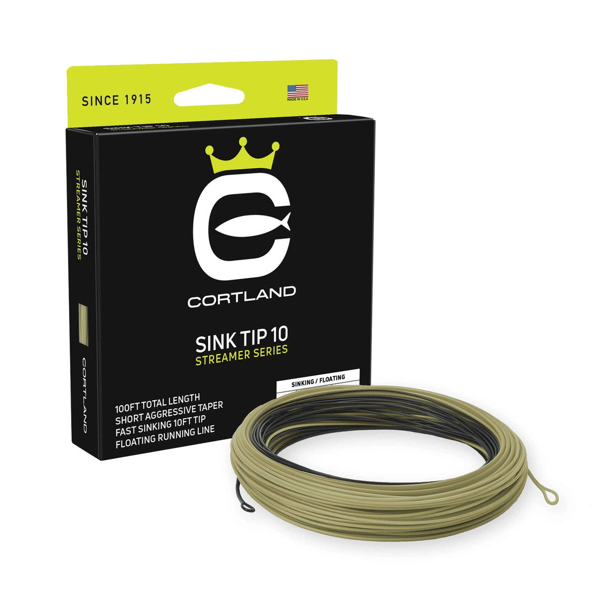 Cortland Streamer Sink Tip 10 Fly Line – Dakota Angler & Outfitter