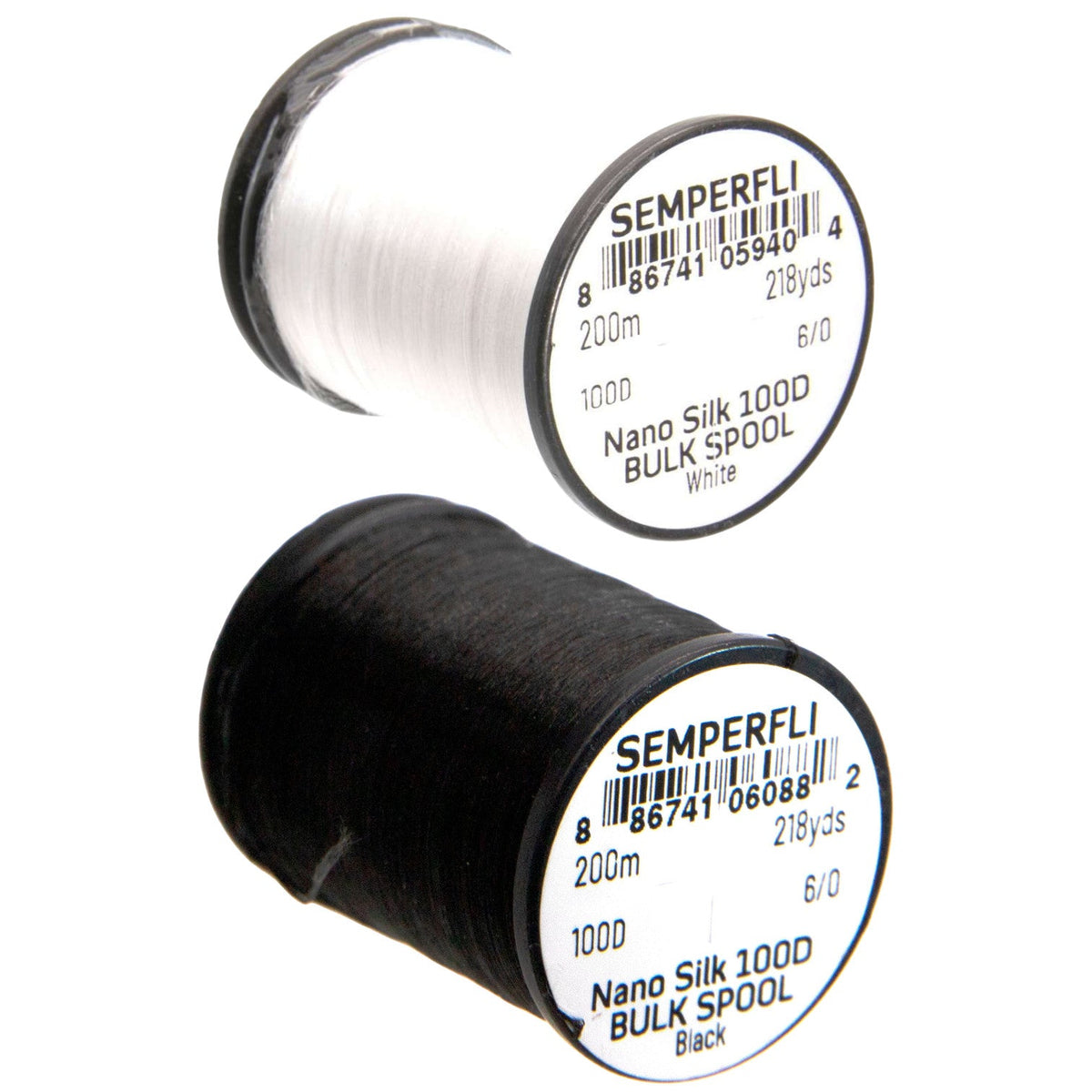 Nano Silk 100 Denier Predator 6/0 Bulk 200m Spool – Dakota Angler ...