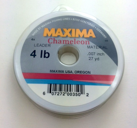 Maxima Tippet Chameleon 27 yds – Dakota Angler & Outfitter