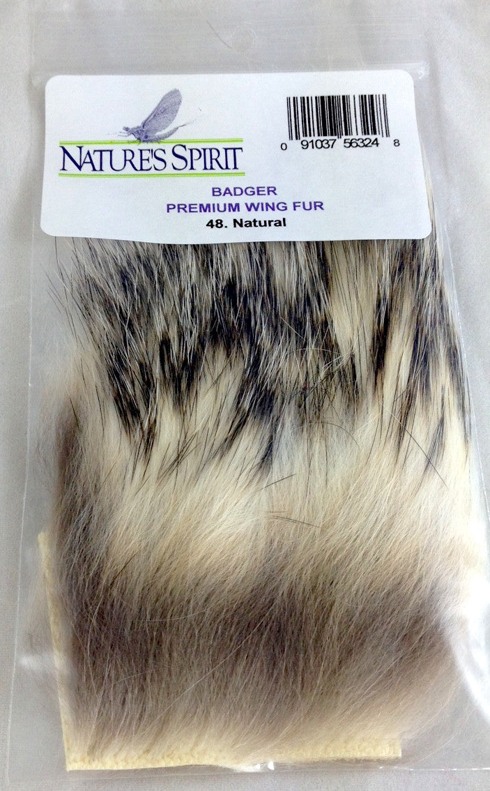 Nature's Spirit Badger Premium Wing Fur – Dakota Angler & Outfitter