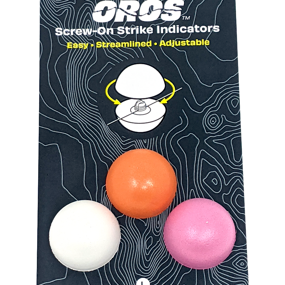 Oros Strike Indicator 3-pack Multi-Color Large – Dakota Angler & Outfitter